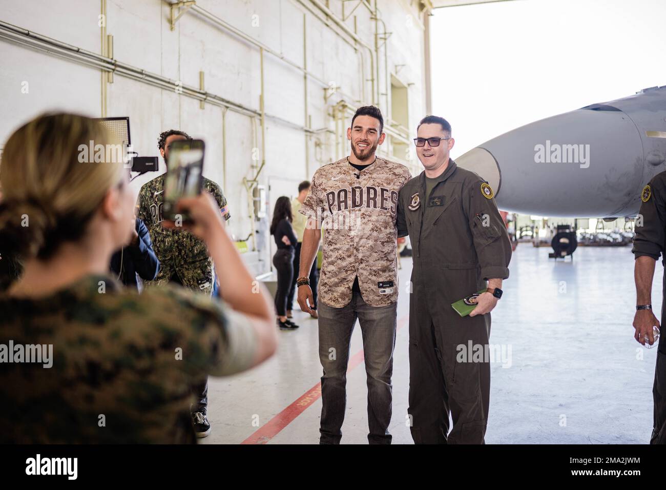 U.S. Marines with Marine Fighter Attack Squadron 323, 3rd Marine ...