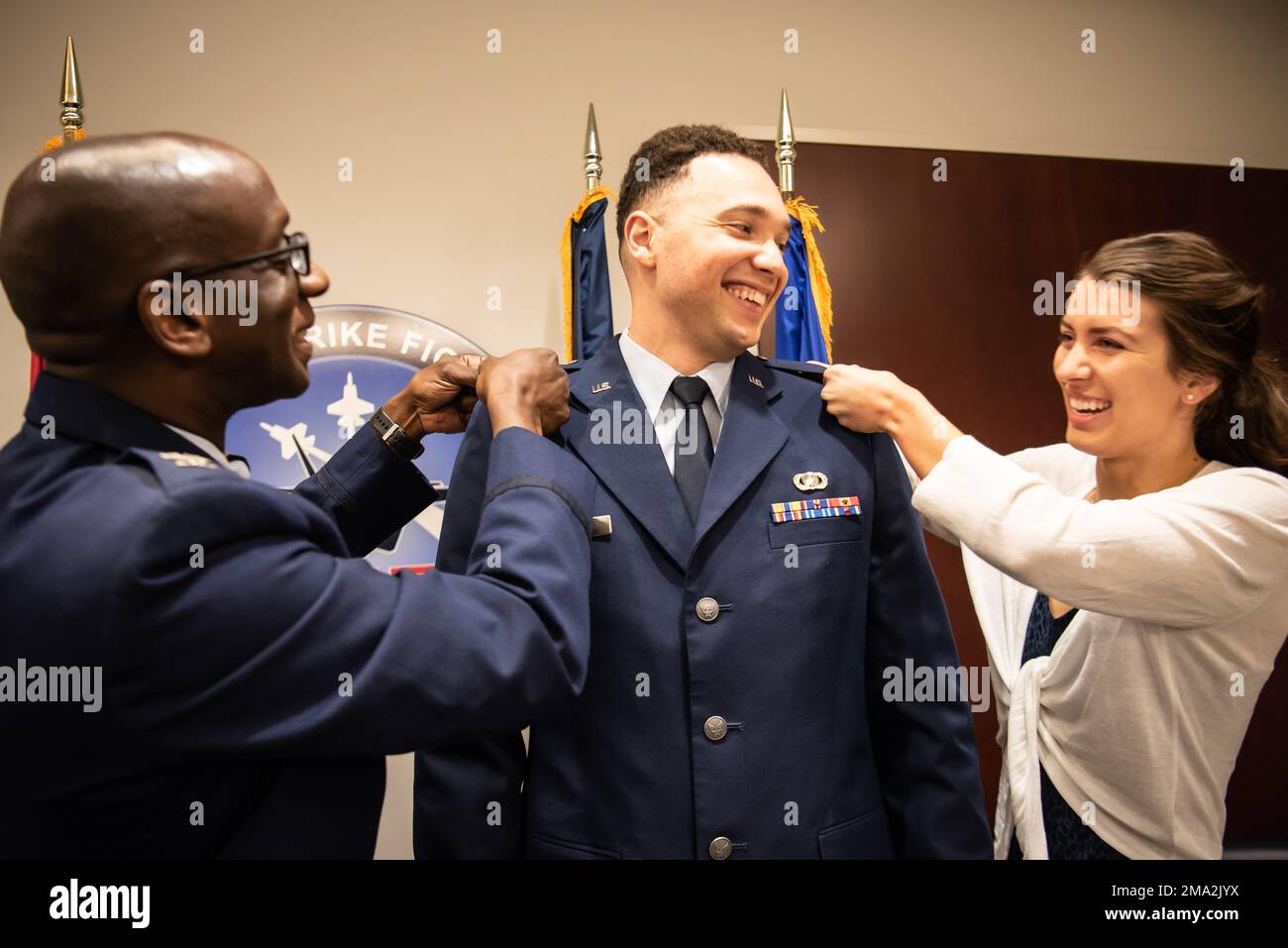 CRYSTAL CITY, VA. (May 23, 2022) – U.S. Air Force 1LT Jacob McGraw ...