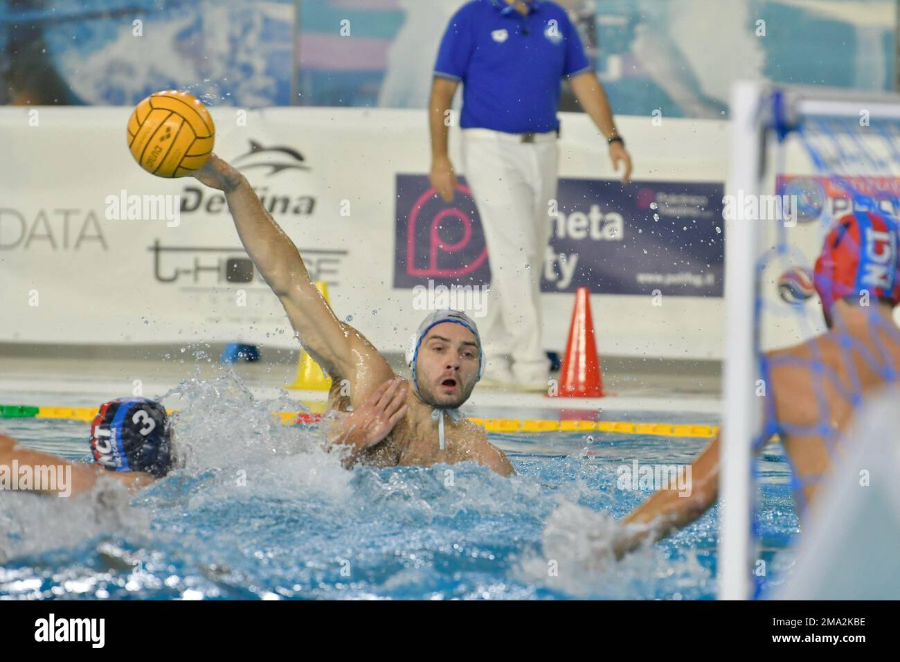 Trieste, Trieste, Italy, January 18, 2023, Ray Petronio (Pallanuoto ...