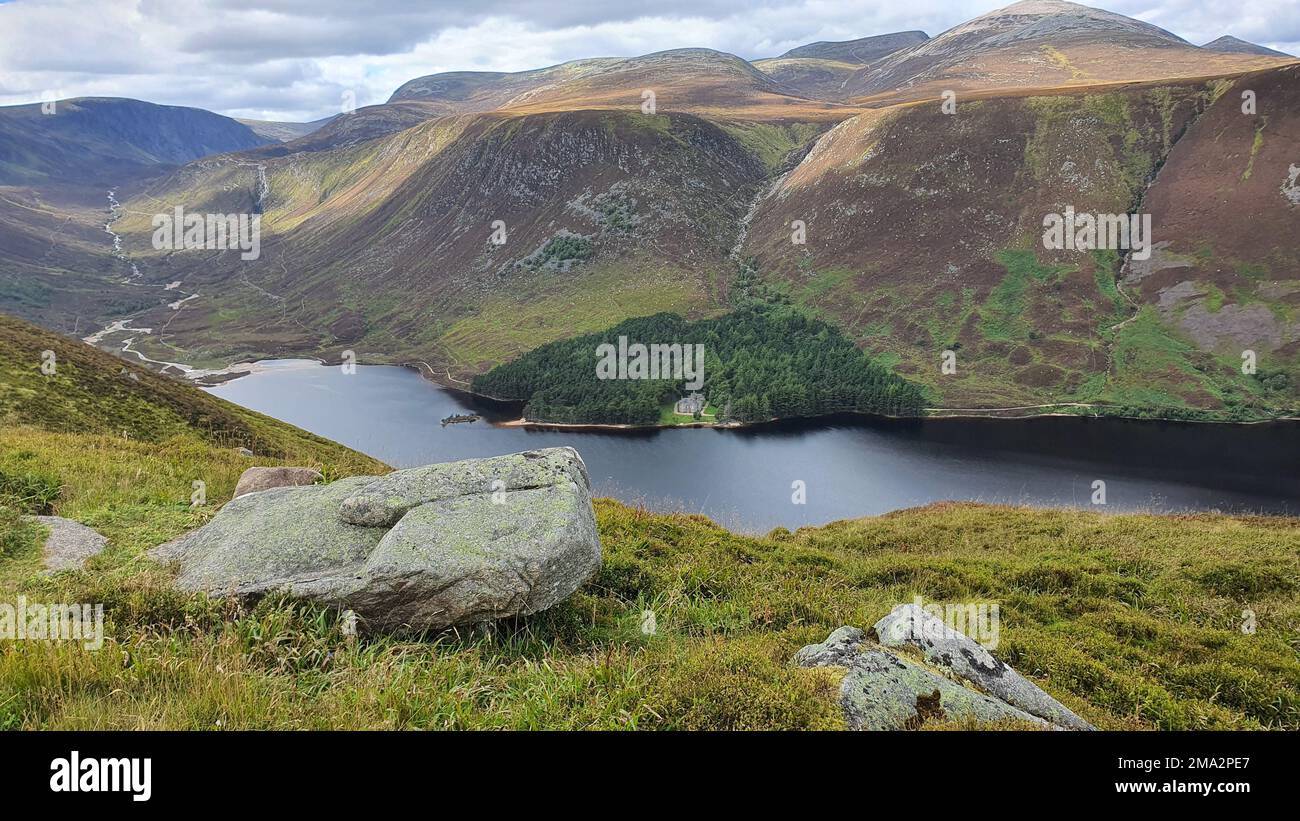 The Loch Muick in Braemar, Scotland Stock Photo - Alamy