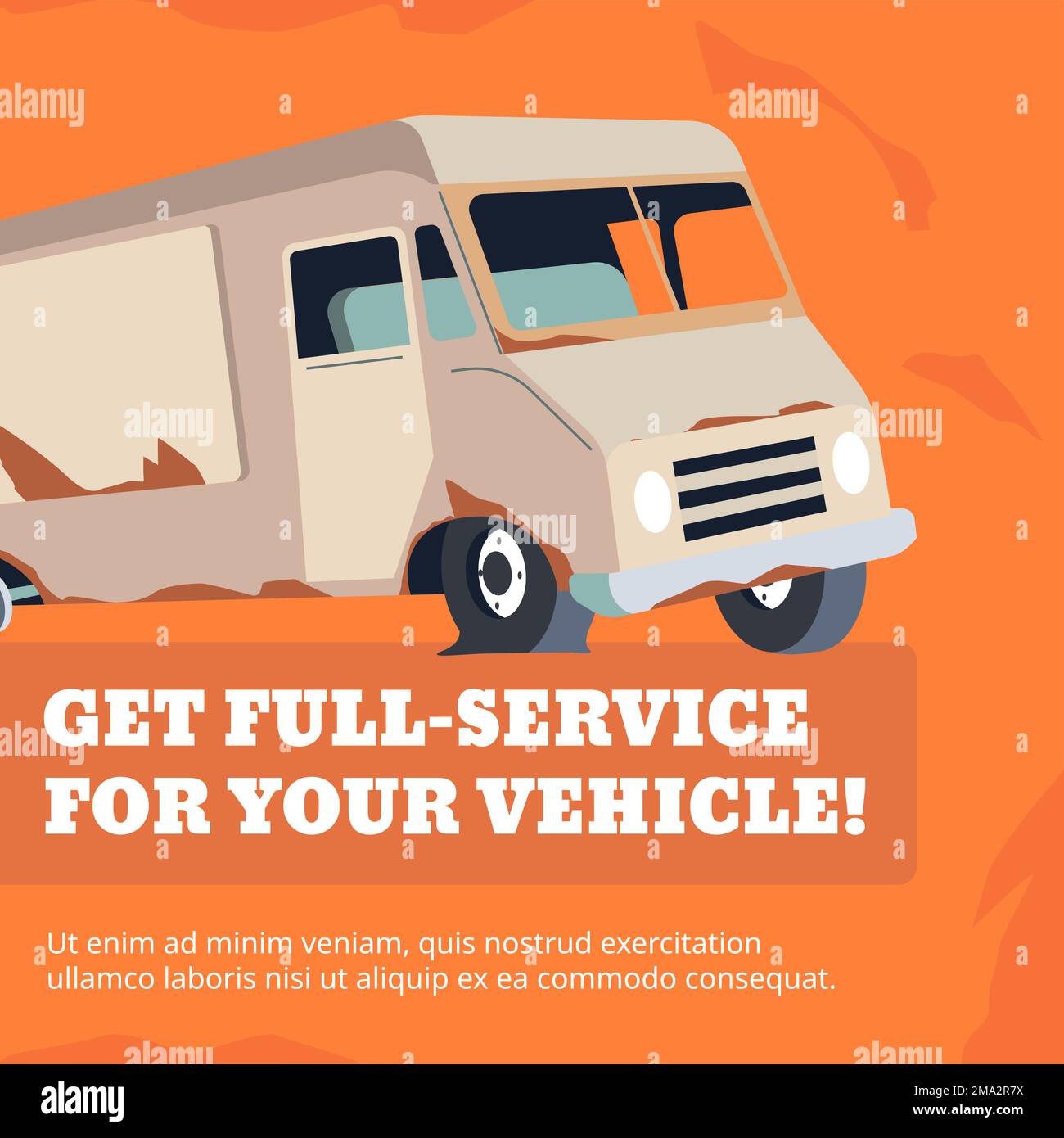 Full service station Stock Vector Images - Alamy