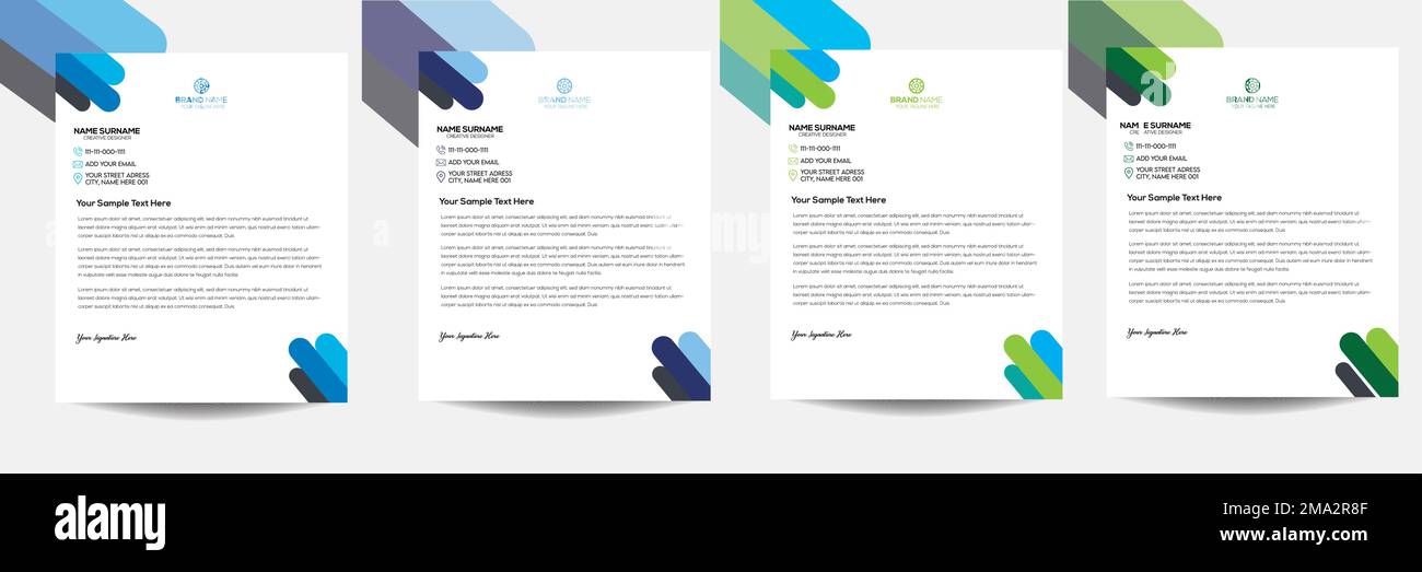 Creative and Clean business-style letterhead for your corporate project ...