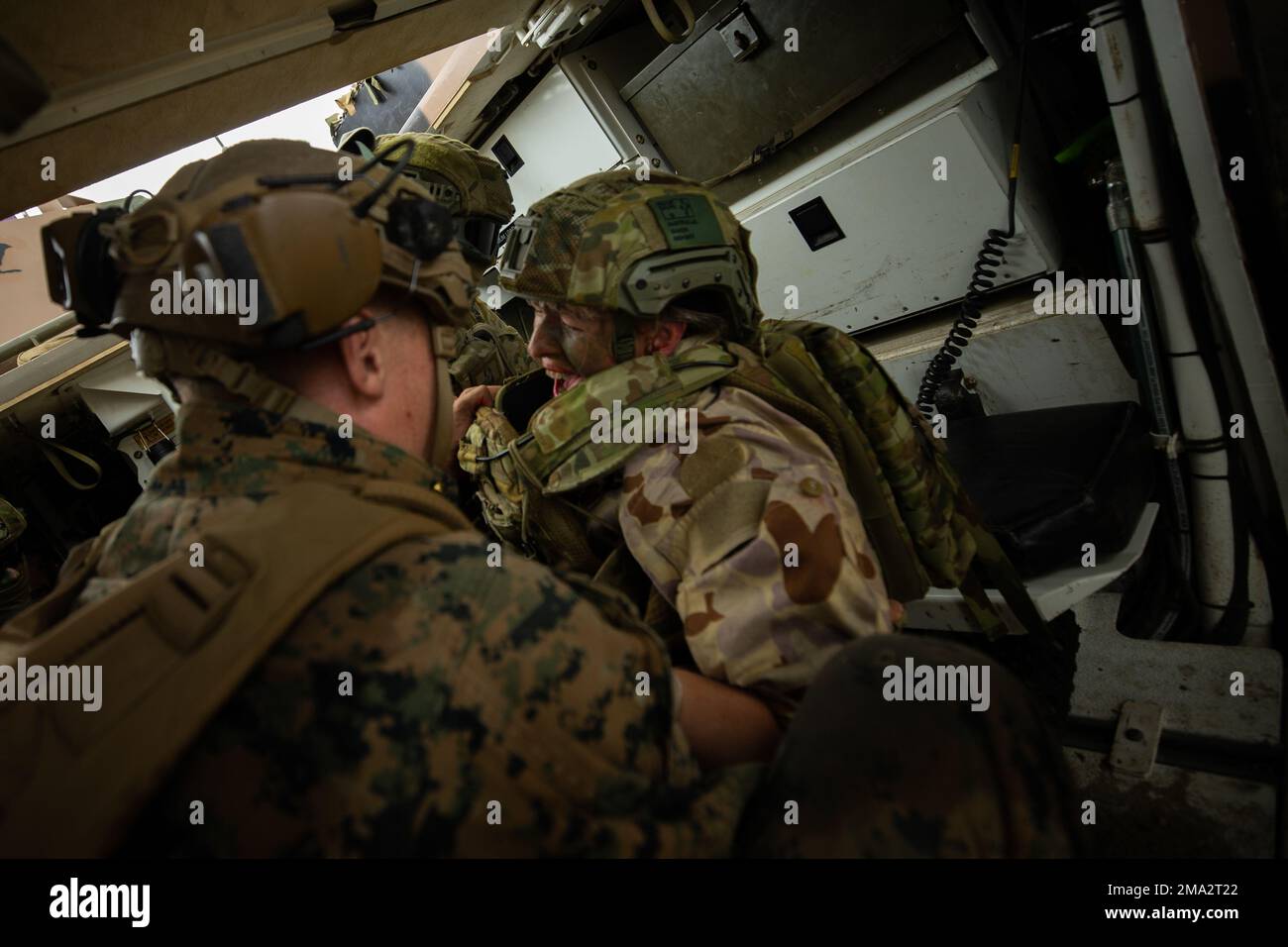 U.S. Marines with Lima Company, 3d Battalion, 7th Marine Regiment ...