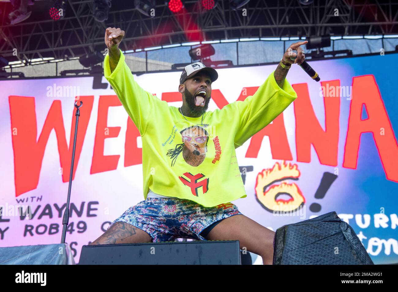 Rude Jude performs during Lil Weezyana Fest on Saturday, Oct. 29, 2022 ...