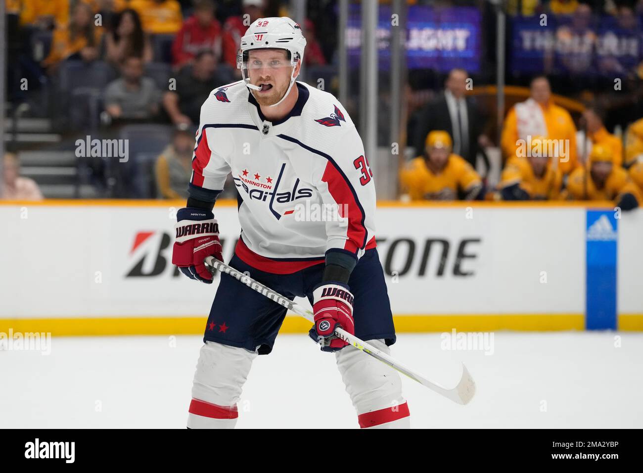 Washington Capitals' Anthony Mantha plays against the Nashville ...