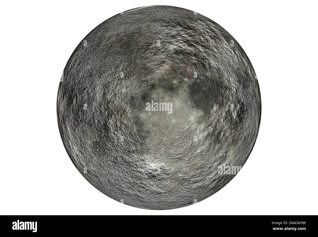 Digitally rendered planet moon isolated on white background Stock Photo ... Digitally rendered planet moon isolated on white background Stock Photo ...