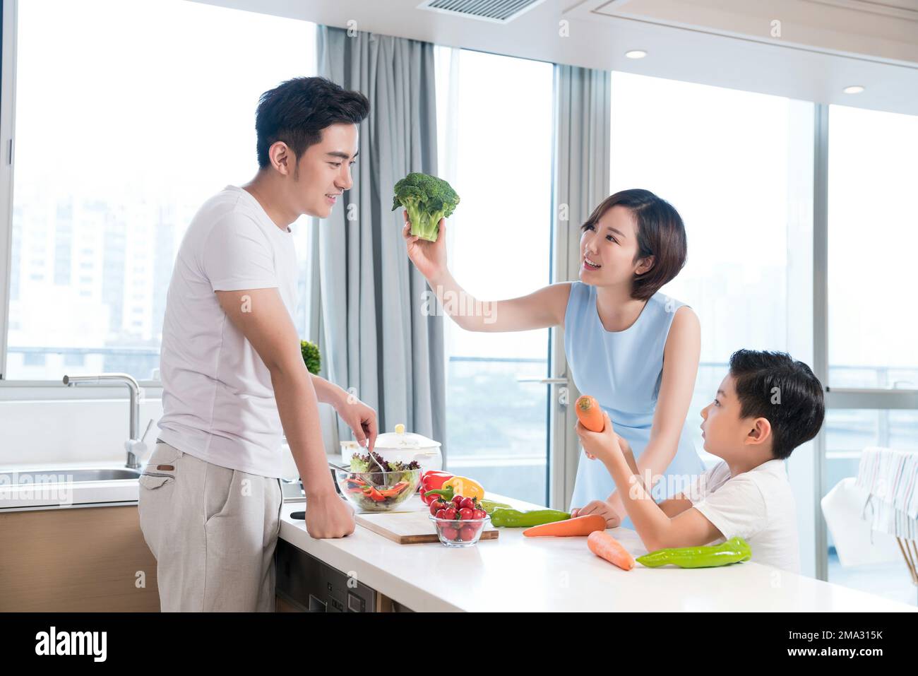 My joy of cooking in the kitchen Stock Photo - Alamy