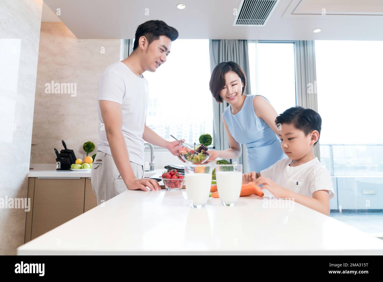 My joy of cooking in the kitchen Stock Photo - Alamy