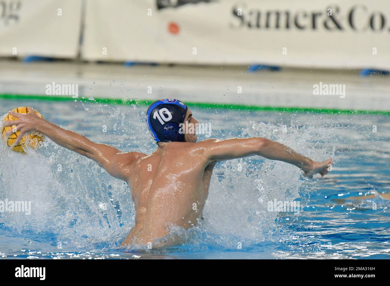 Trieste, Trieste, Italy, January 18, 2023, Alessandro Gullotta (Nuoto ...