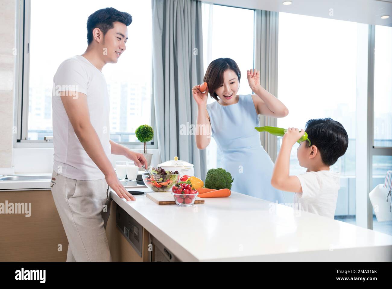 My joy of cooking in the kitchen Stock Photo - Alamy