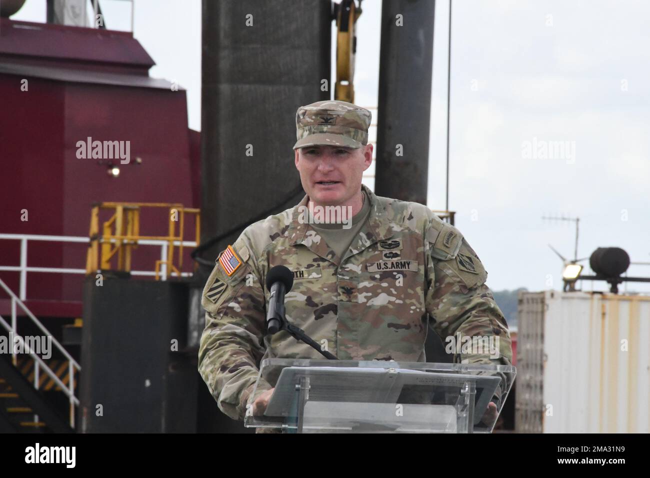 Commander booth hi-res stock photography and images - Alamy