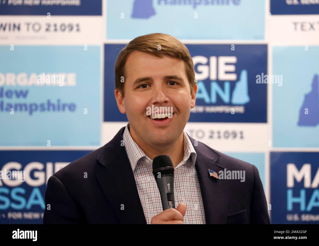 U.S. Rep. Chris Pappas, D-N.H., speaks during an organizing event ...