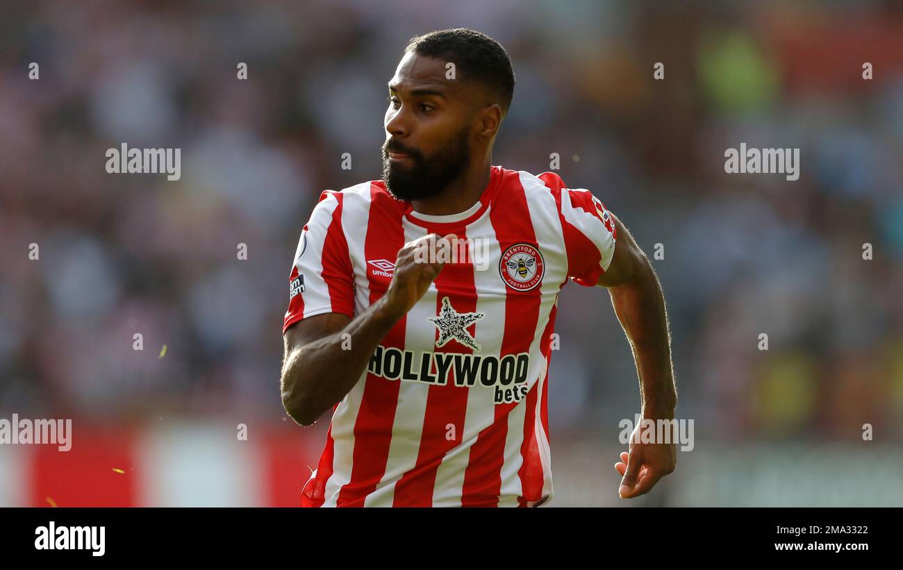 Brentford's Rico Henry in action during the English Premier League ...