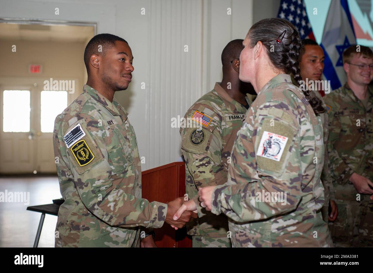 U.S. Army Sgt. Sidney Perry, assigned to 55th Signal Company (Combat ...