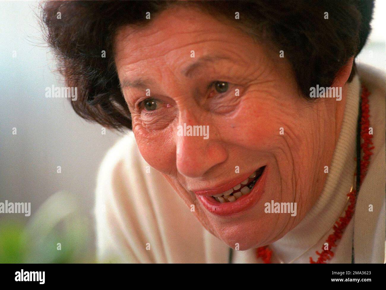 FILE - Hannah Pick-Goslar, then 69, childhood friend of Anne Frank, is ...