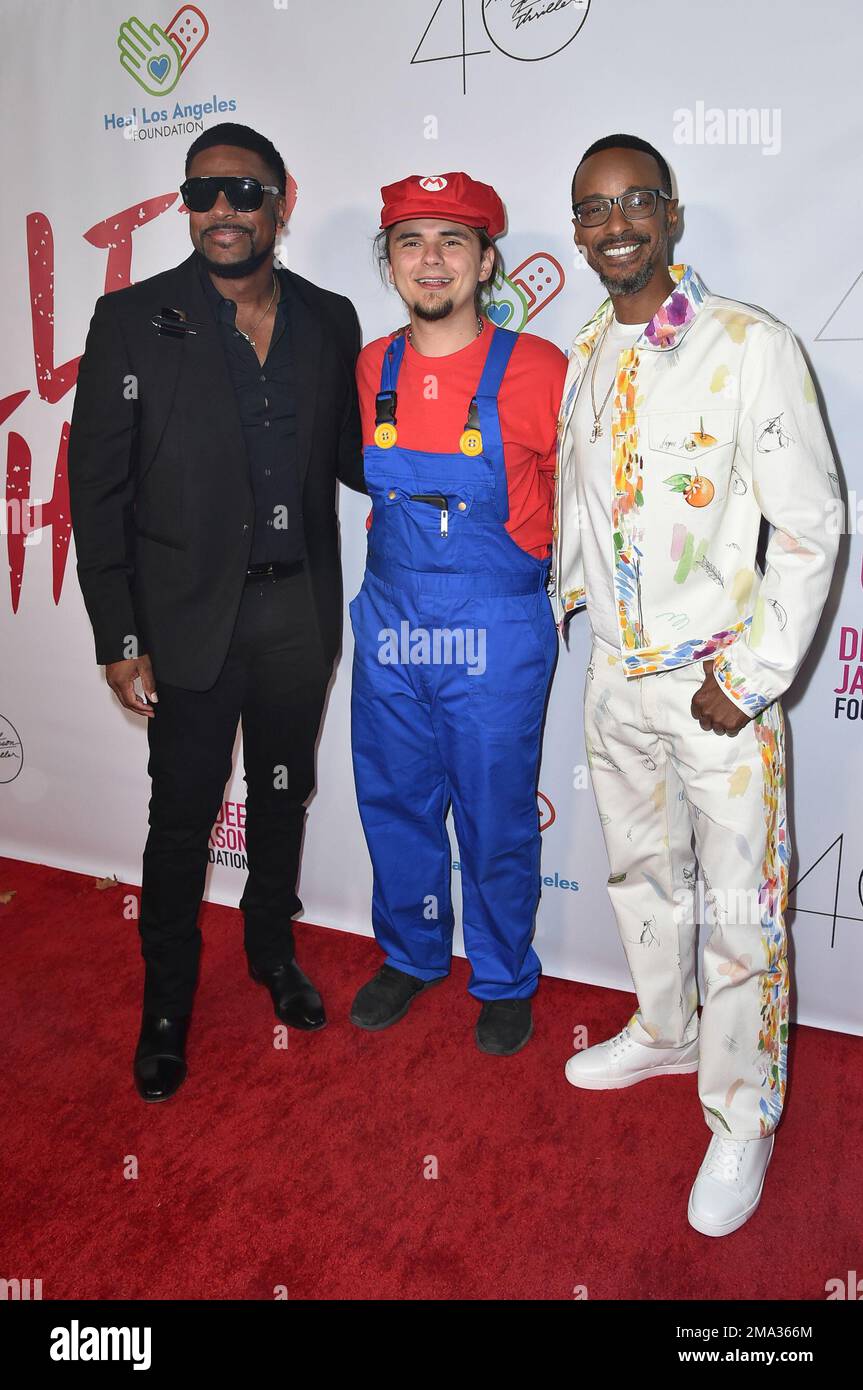Chris Tucker, from left, Prince Michael Jackson, and Tevin Campbell ...
