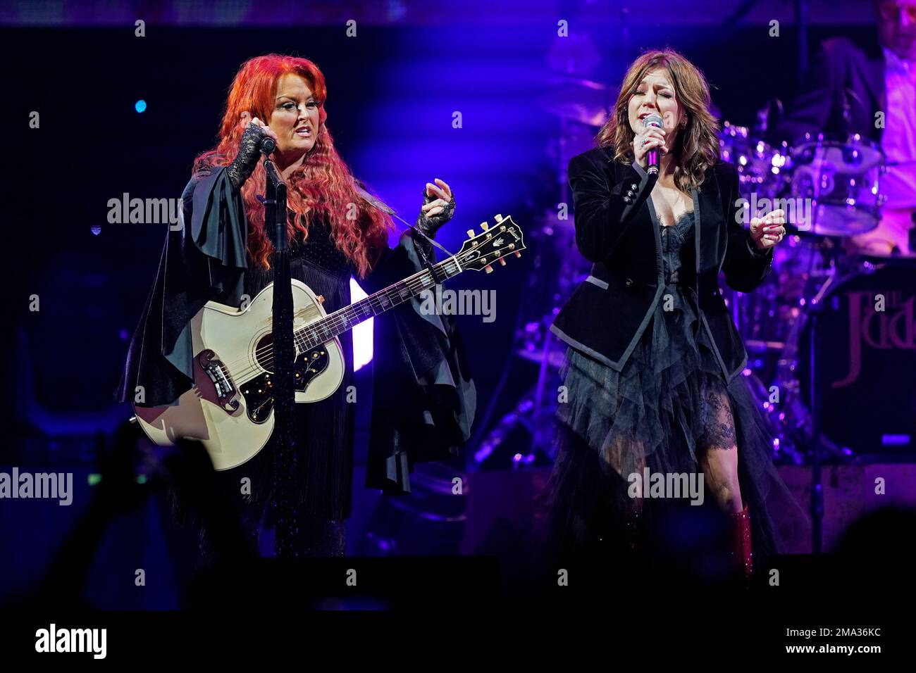 Wynonna Judd, left, performs with Martina McBride Friday, Oct. 28, 2022 ...