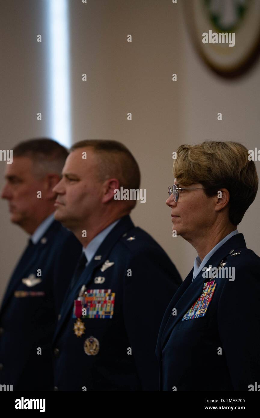 From right: U.S. Air Force Brig. Gen. Rebecca Sonkiss, 618th Air ...