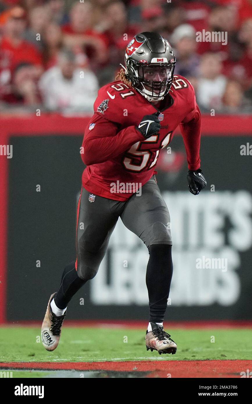Tampa Bay Buccaneers linebacker J.J. Russell (51) covers a kick during ...