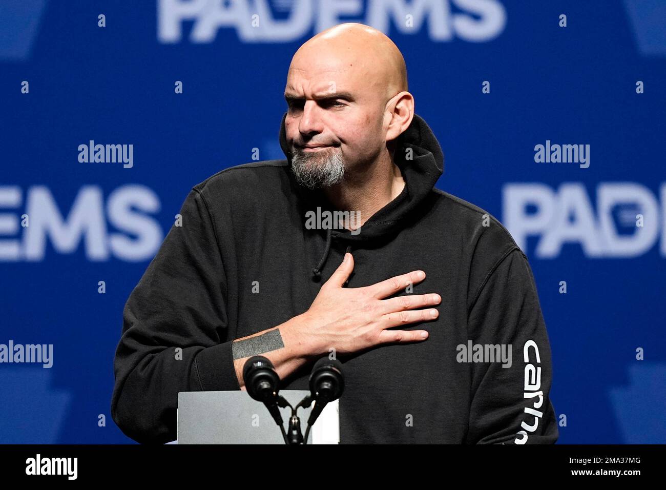 Pennsylvania Lt. Gov. John Fetterman, a Democratic candidate for U.S ...