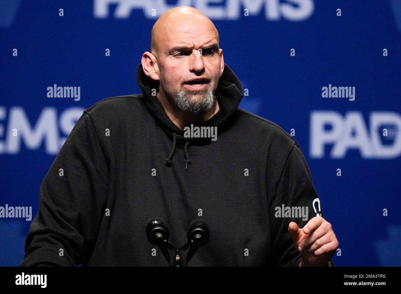 Pennsylvania Lt. Gov. John Fetterman, a Democratic candidate for U.S ...