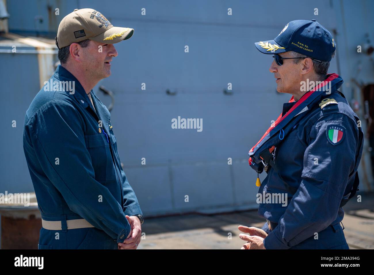 220523-N-XR893-1035 MEDITERRANEAN SEA (May 23, 2022) Vice Admiral ...
