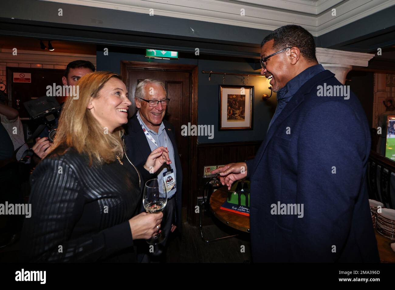 Denver Broncos co-owner Carrie Walton Penner, principle owner Rob ...