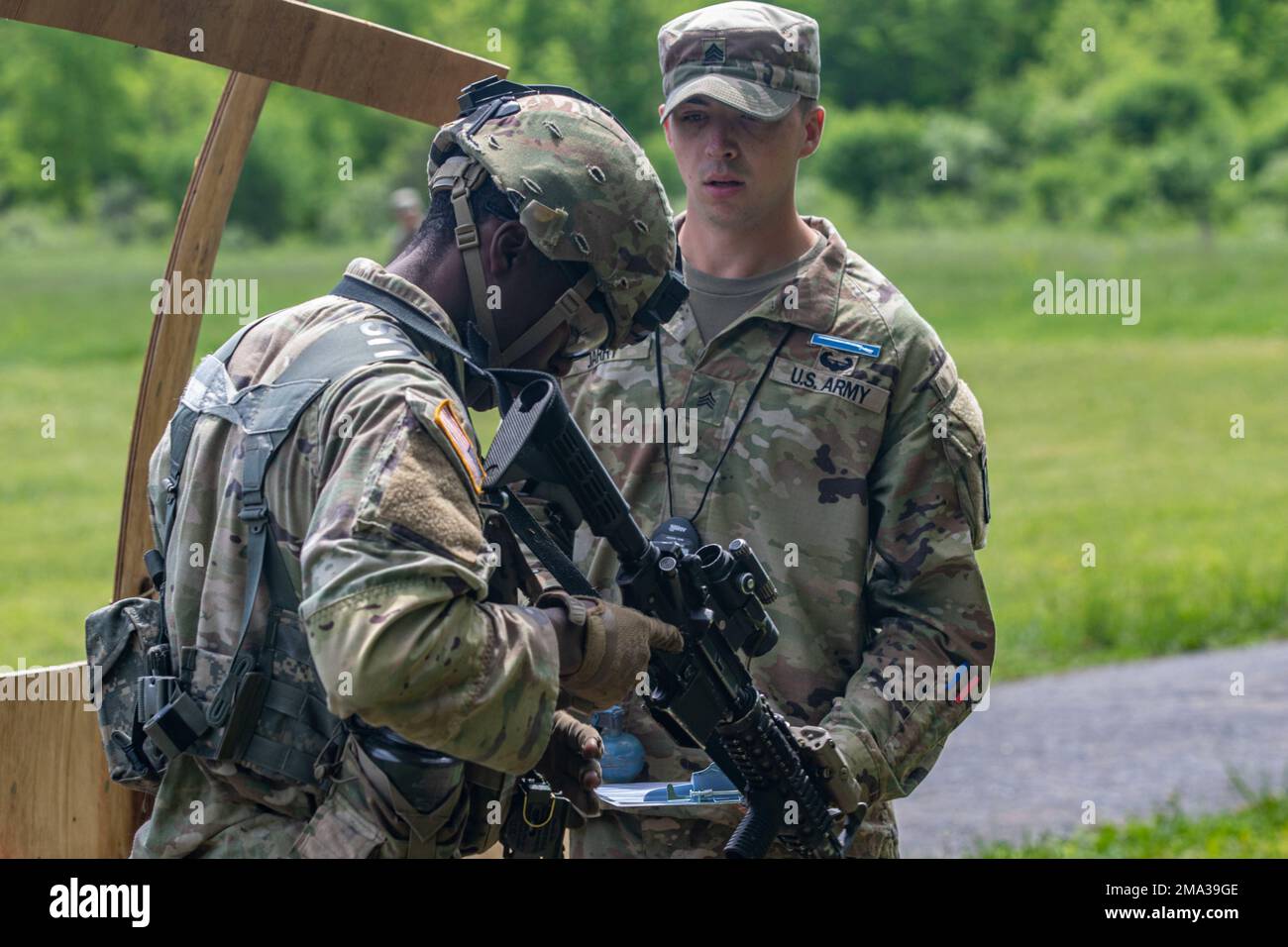 U.S. Army soldiers partake in various tests to earn their expert ...