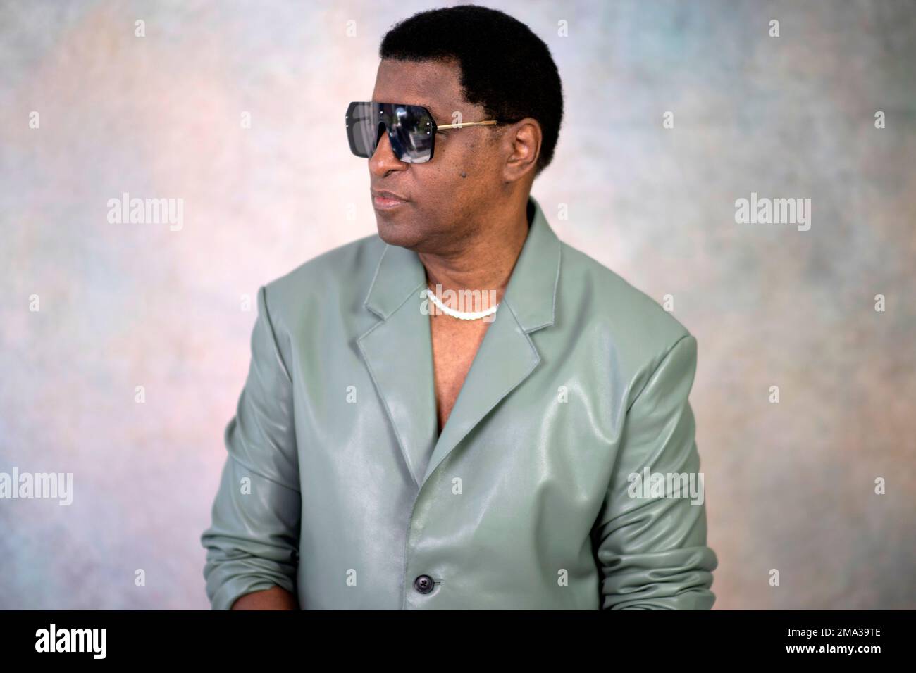 Babyface poses for a photo in New York on Sept. 12, 2022, to promote ...