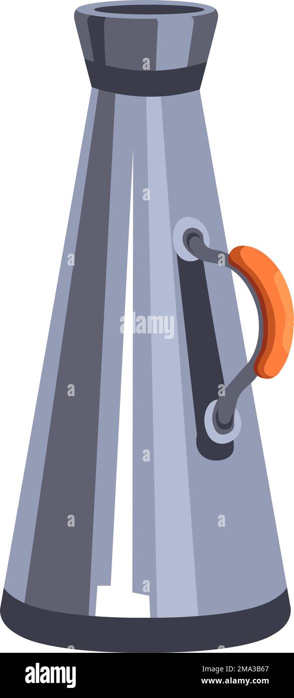 Coffee pot for brewing aromatic beverage vector Stock Vector Image ...