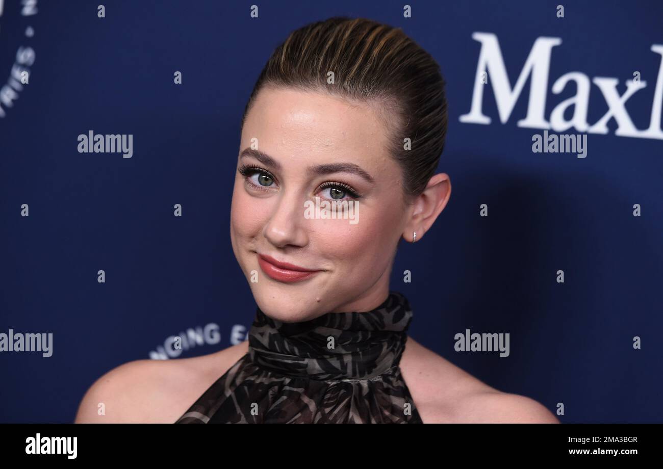 Lili Reinhart arrives at the 2022 WIF Honors, Thursday, Oct. 27, 2022 ...