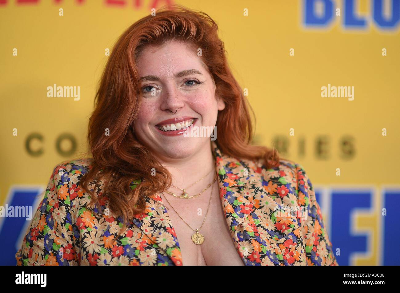 Megan Cruz arrives at special screening of "Blockbuster" on Thursday ...