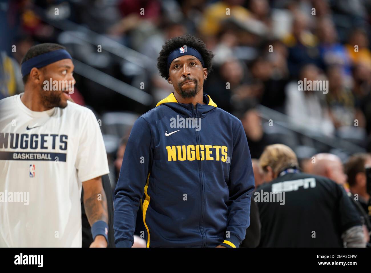 Denver Nuggets guard Kentavious Caldwell-Pope (5) in the first half of ...