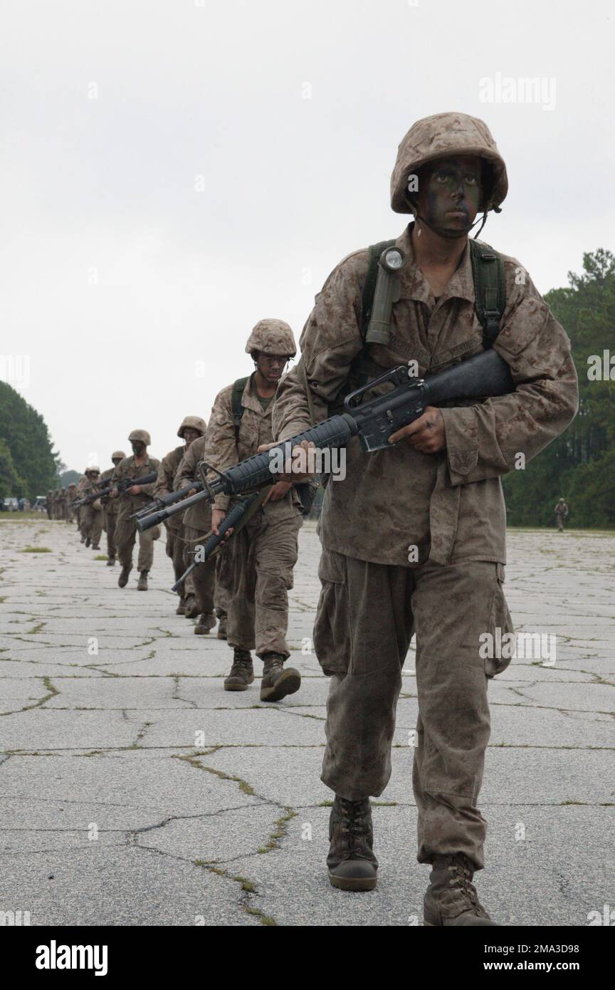 02 mcrd parris island hi-res stock photography and images - Alamy