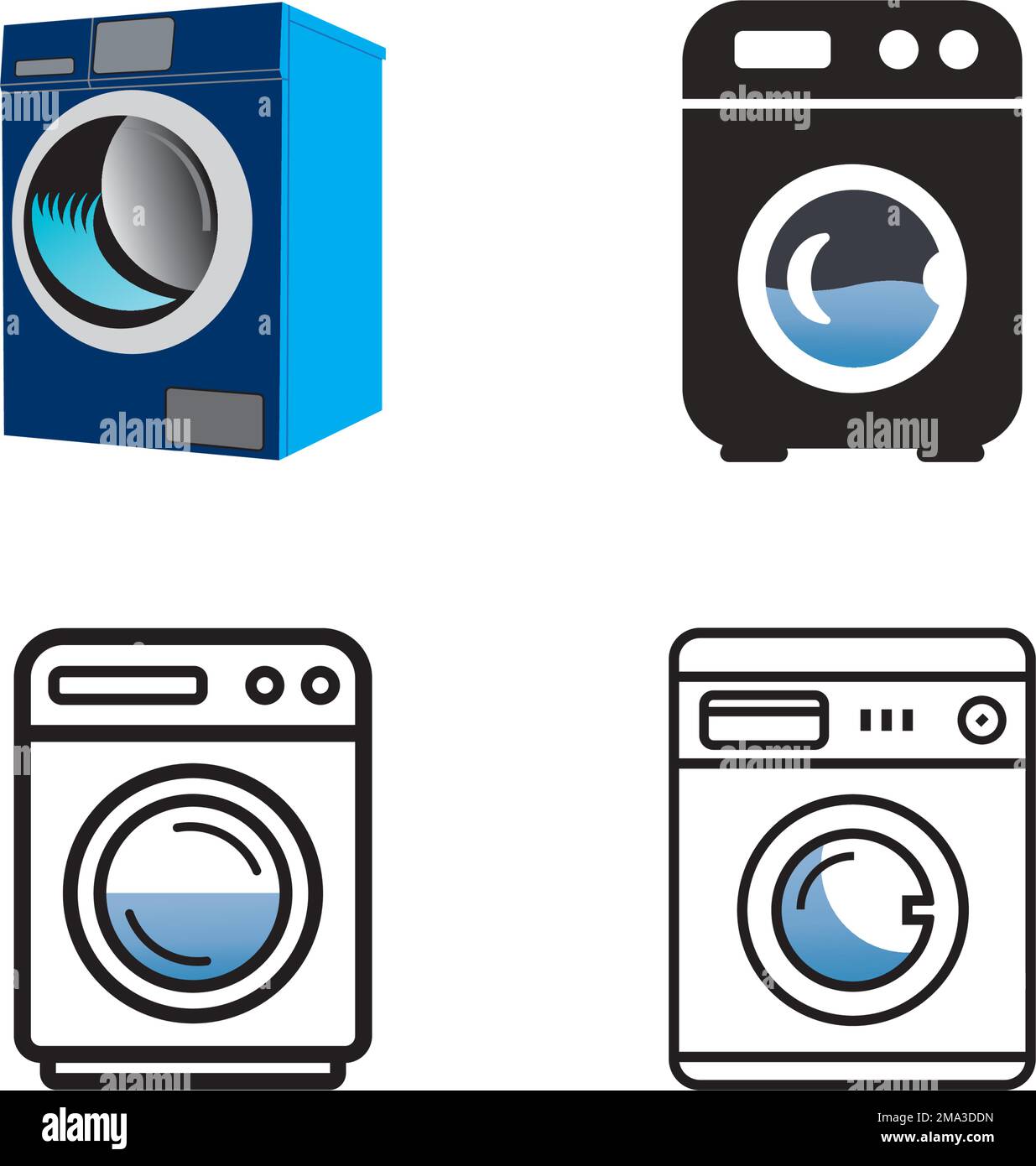 Wringer washing machine Stock Vector Images - Alamy