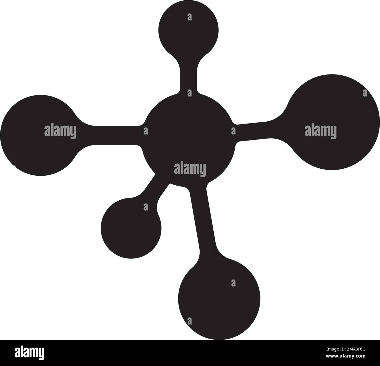 Molecule Vector Icon Illustration Template Logo Design Stock Vector Image And Art Alamy