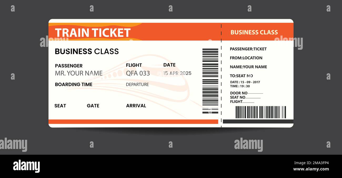 First class passenger train Stock Vector Images - Alamy