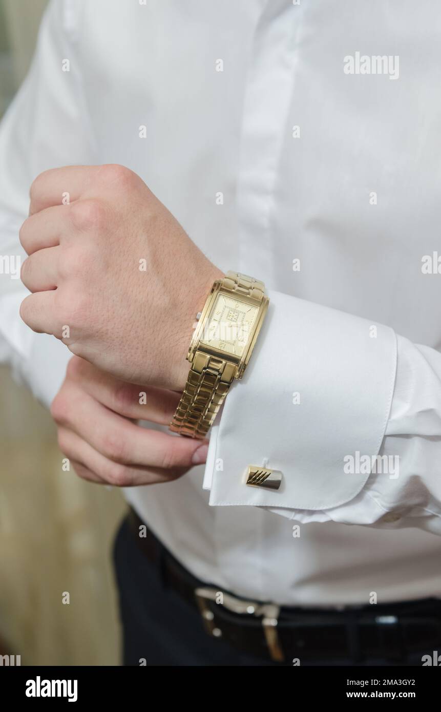 Suit cuff buttons hi-res stock photography and images - Alamy