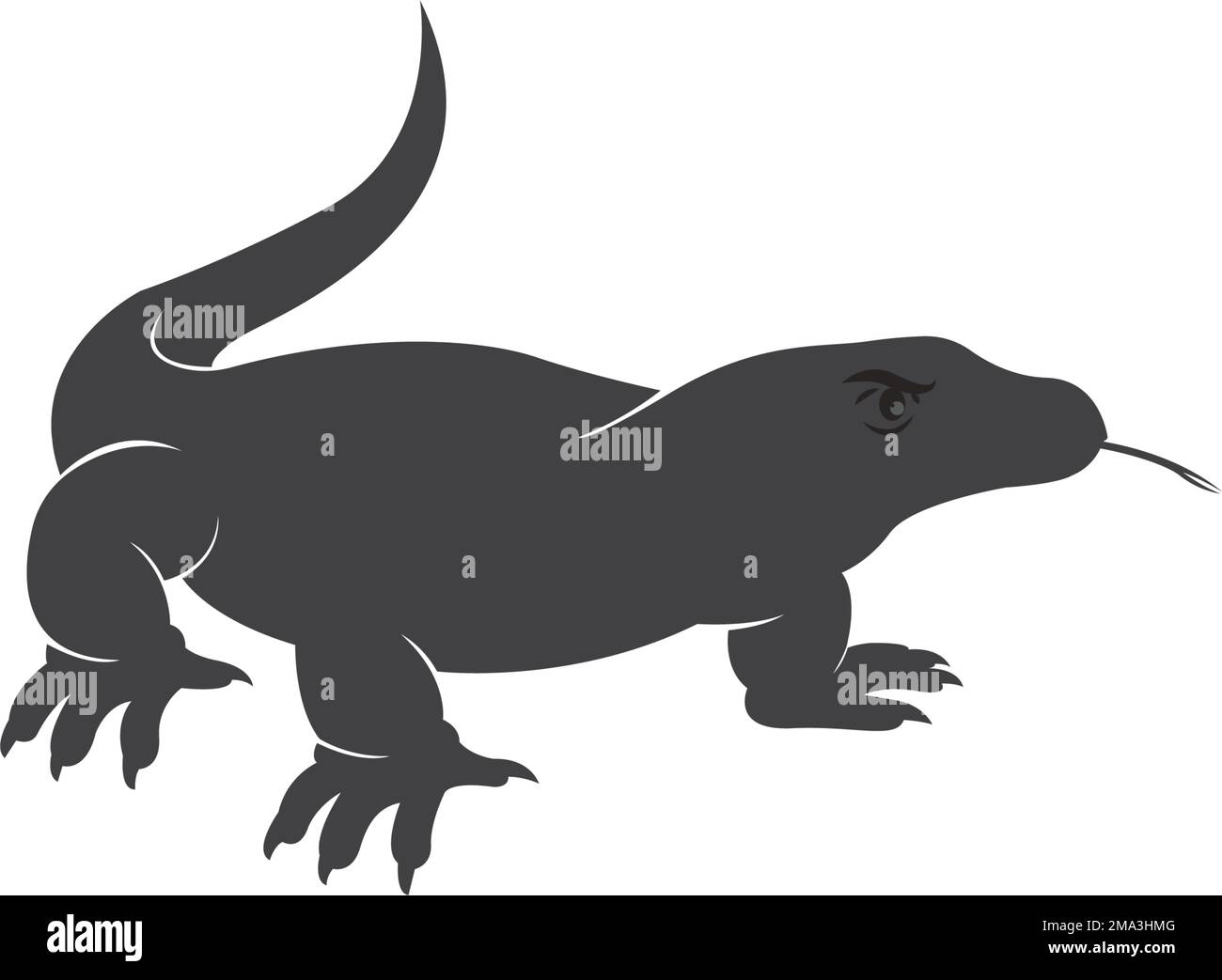 Komodo dragon Stock Vector Images - Alamy