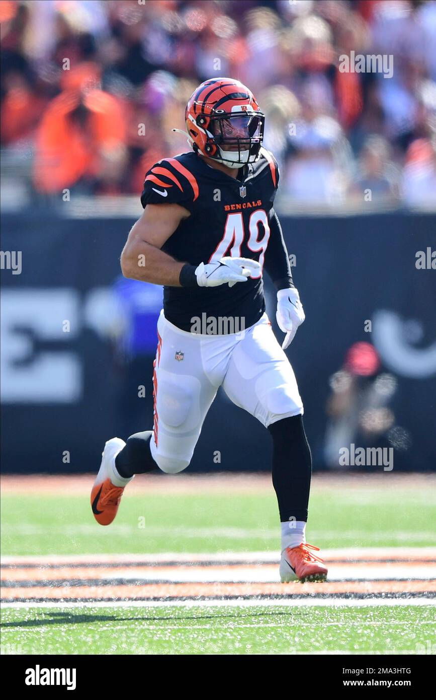 Cincinnati Bengals linebacker Joe Bachie (49) runs for the play during ...