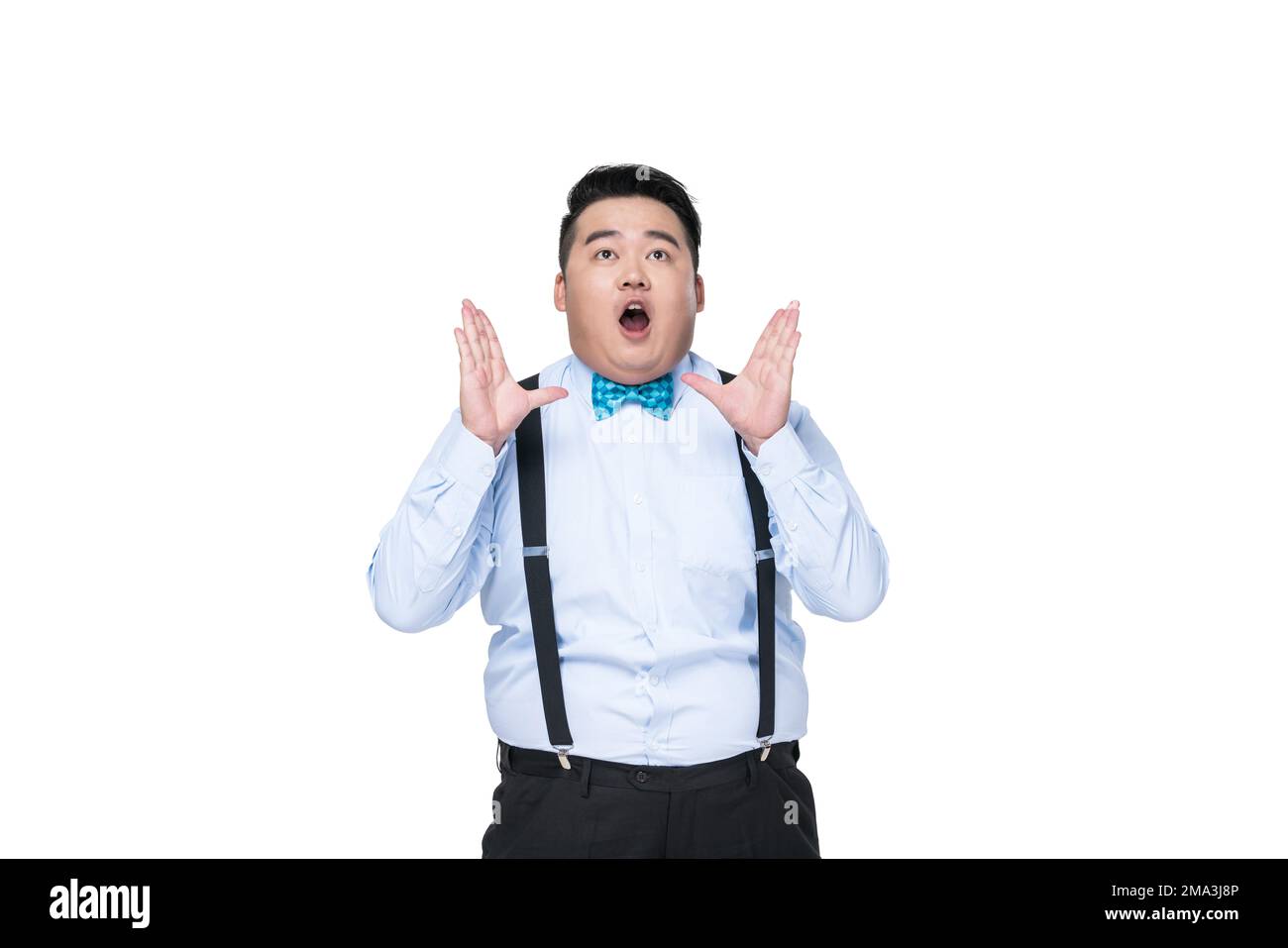 Fat young men Stock Photo - Alamy