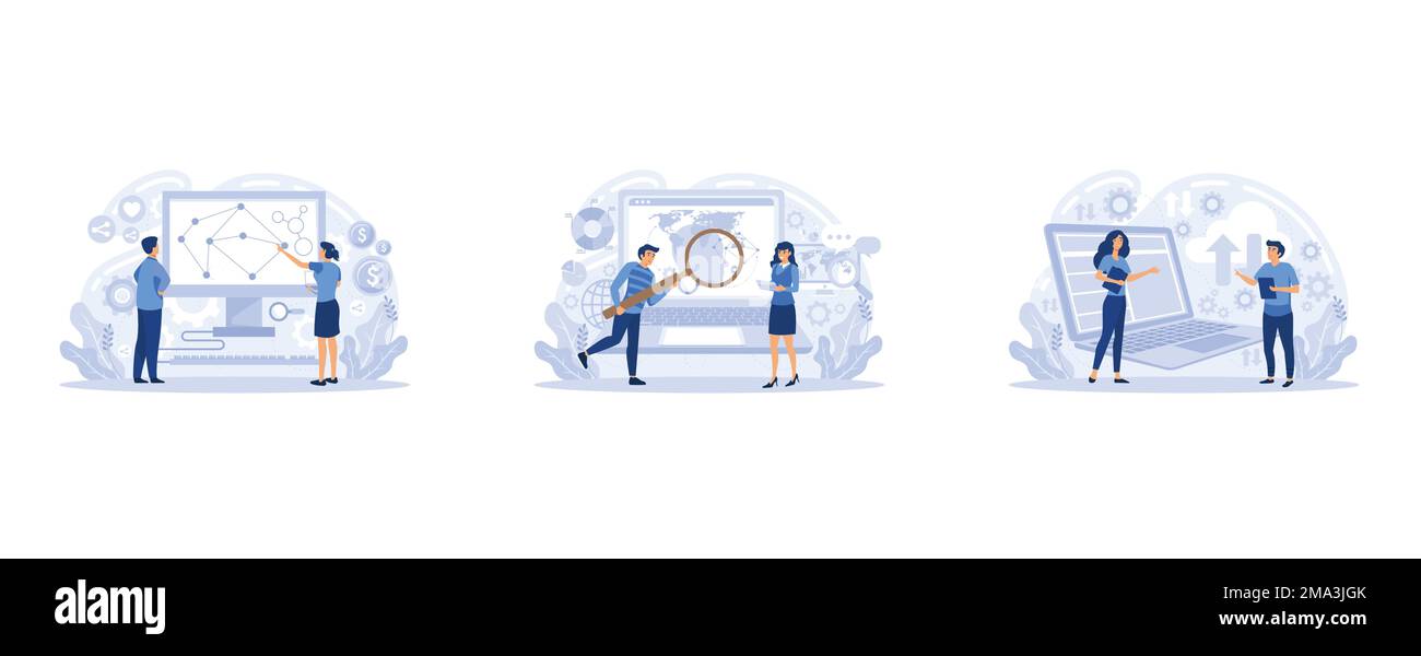 Big data architecture vector vectors hi-res stock photography and ...