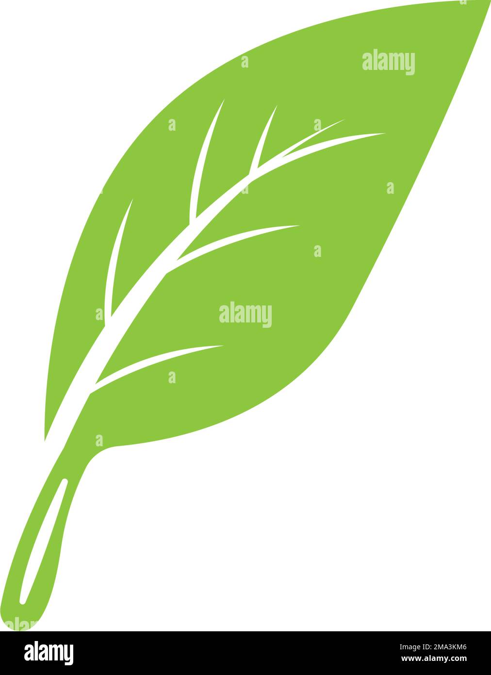 Leaf icon vector illustration simple template design Stock Vector Image ...