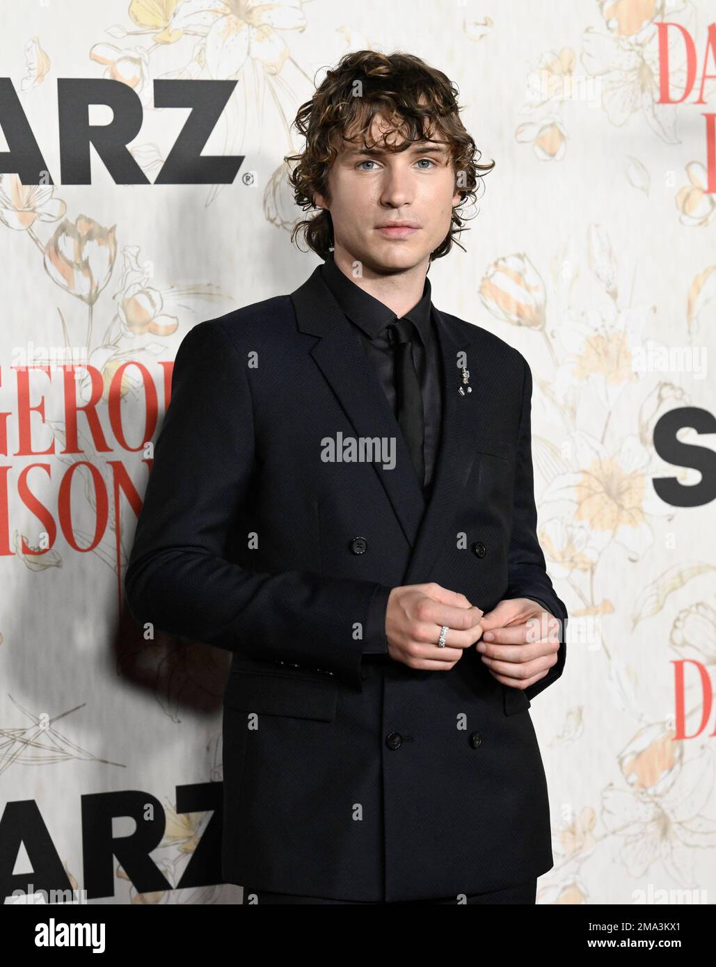 Nicholas Denton attends the Starz television series premiere for ...