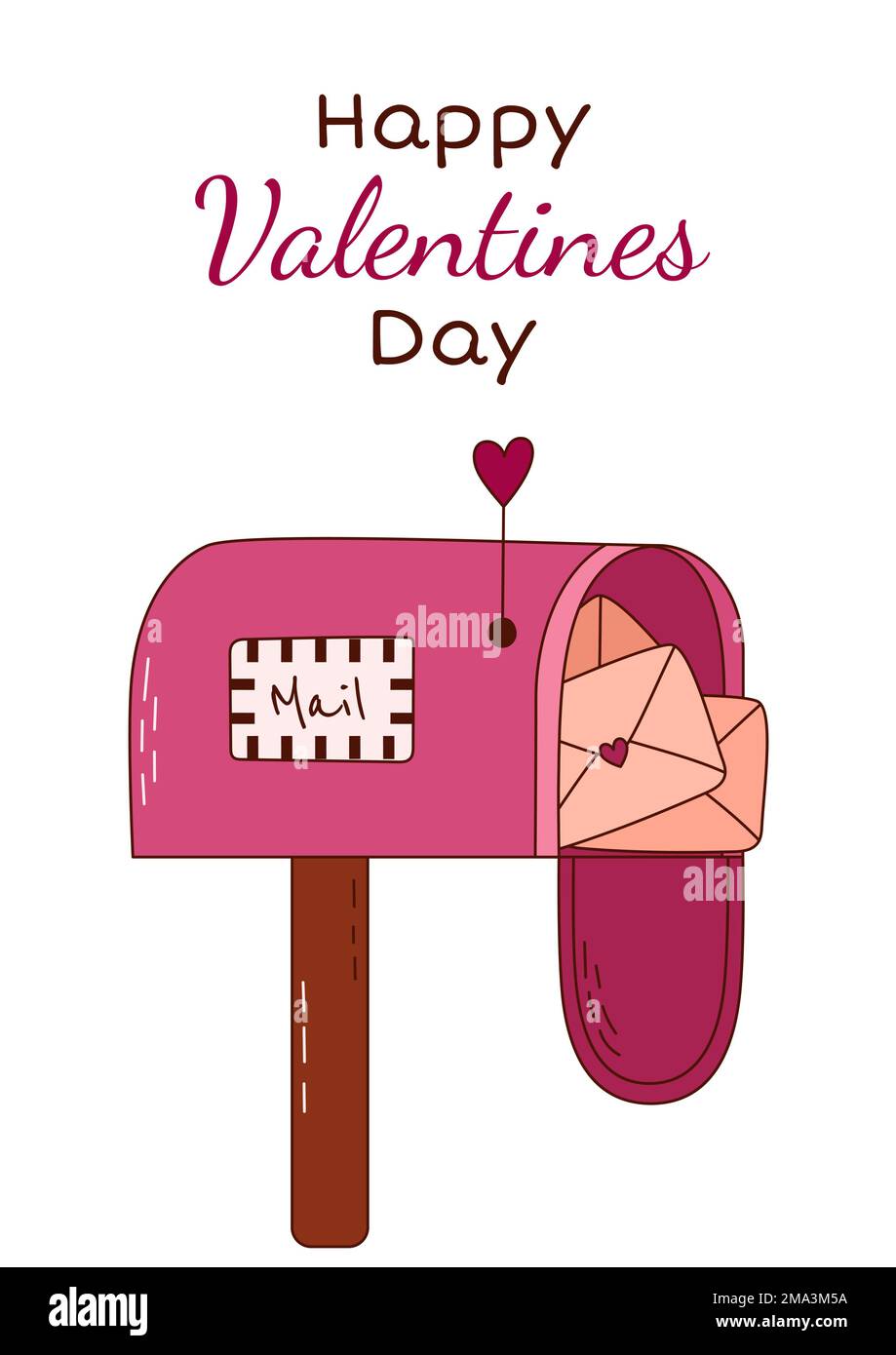 Valentine Mailbox Clip Art