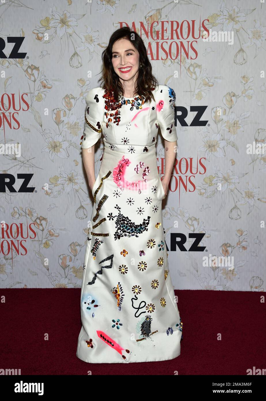 Carice van Houten attends the Starz television series premiere for "Dangerous Liaisons" at ...