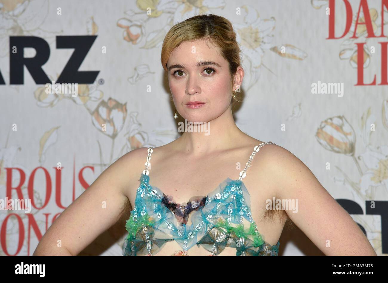 Alice Englert attends the Starz television series premiere for ...