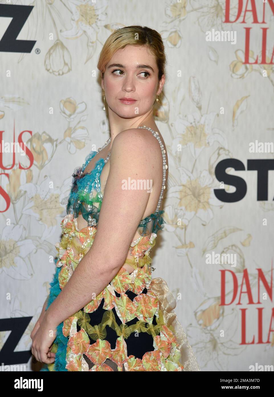 Alice Englert attends the Starz television series premiere for ...
