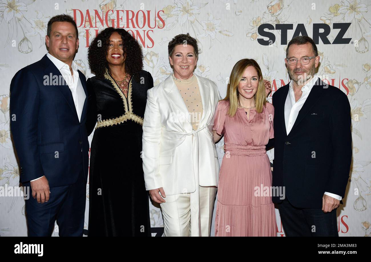 Starz CEO Jeffrey Hirsch, left, Starz president, original programming ...