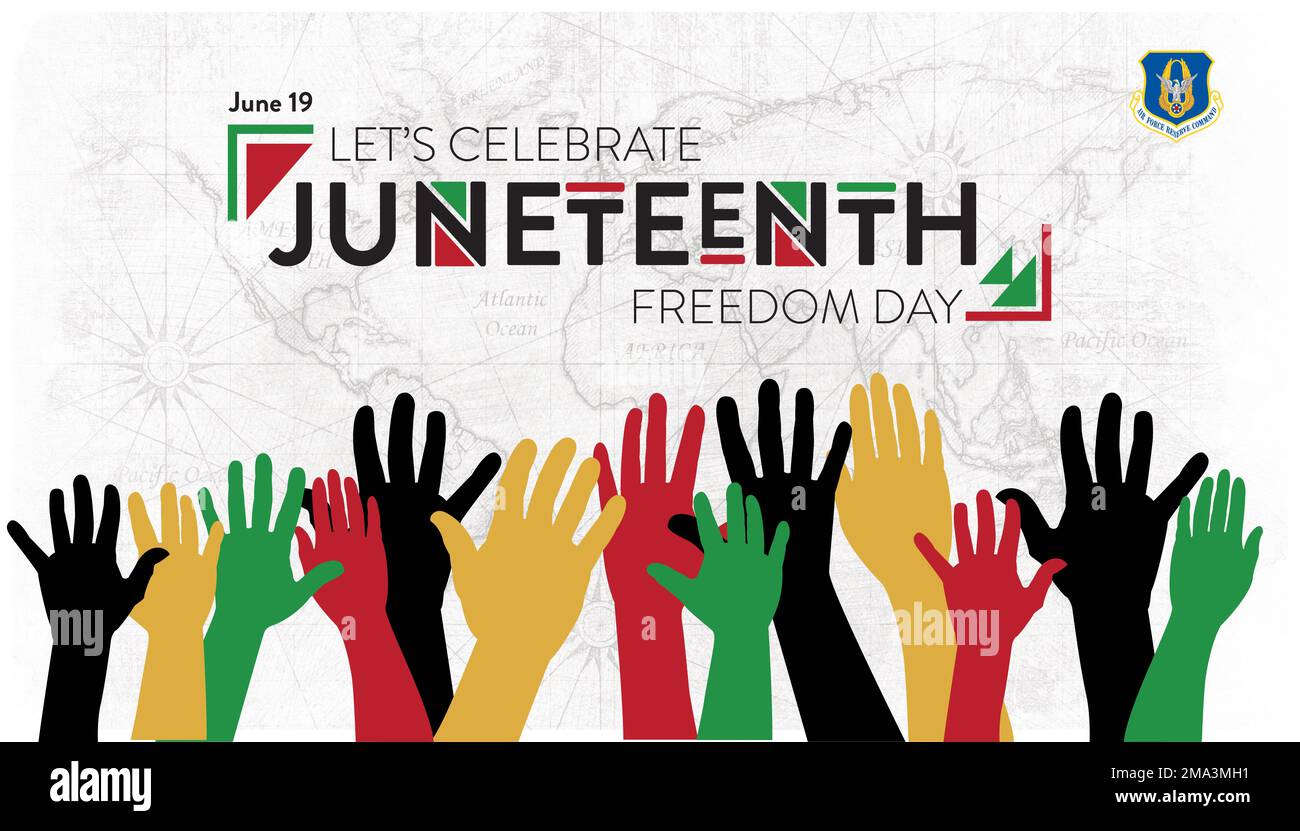 Juneteenth promotional Still graphics created as a promotional.advertisement for the general ...